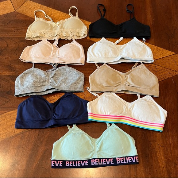 Accessories | Lot Of Little Girls Training Bras | Poshmark